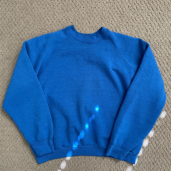 Fruit of the Loom | Sweaters | Vintage Fruit Of The Loom Sweater Blue ...